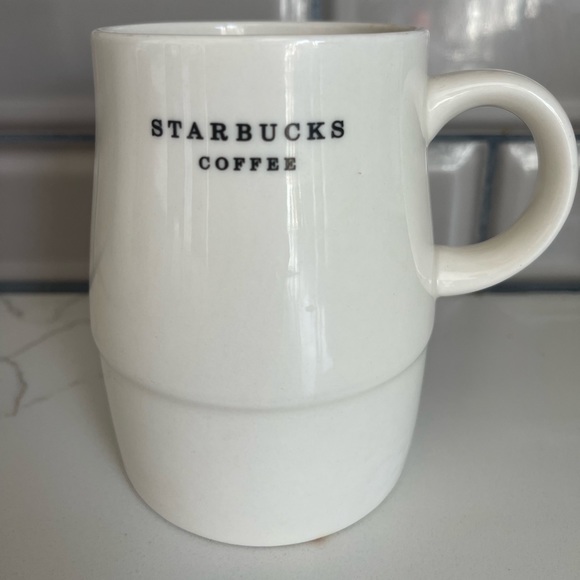 Starbucks | Dining | Starbucks Large Barrel Cream Mug Rare Unsigned ...